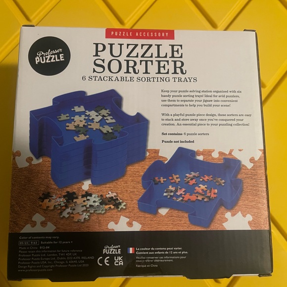 professor Puzzle | Games | Puzzle Sorter 6 Convientent Trays New In Box ...